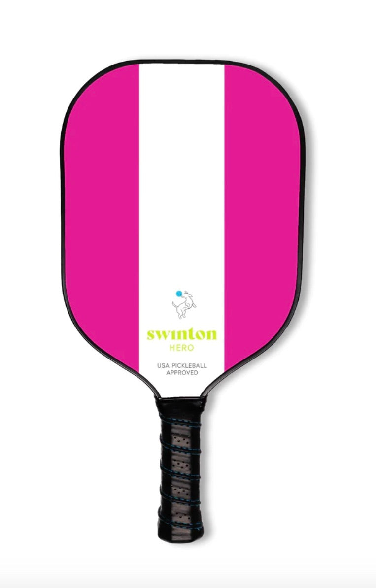 Hero Pink Stripe Pickleball Paddle – Baker & Co. Home Mercantile