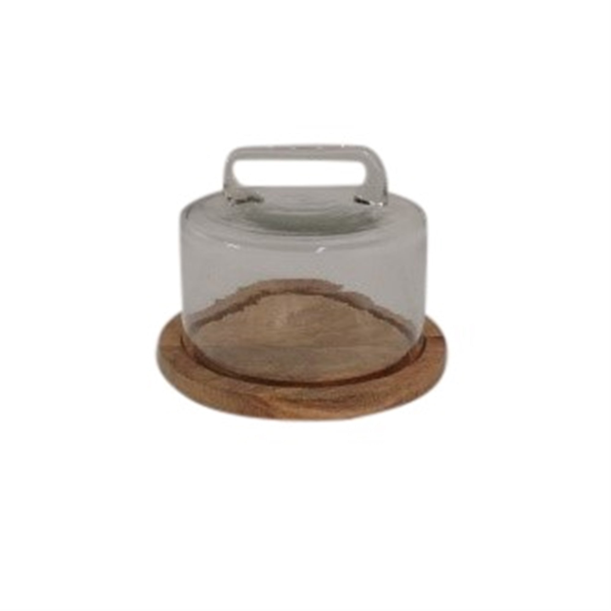 Small Glass Cloche + Wood Bottom – Baker & Co. Home Mercantile